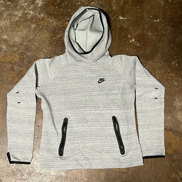 Nike | Tops | Nike Grey Cowl Neck Hoodie L | Poshmark